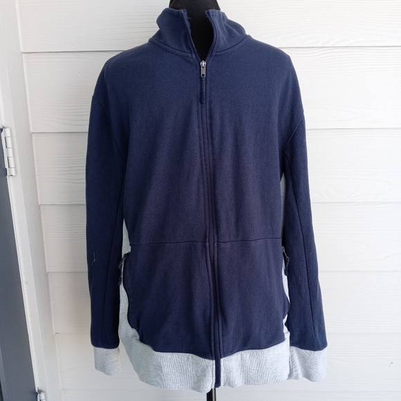 Goodfellow & Co | Sweaters | Goodfellow Navy Blue And Heather Gray Long ...